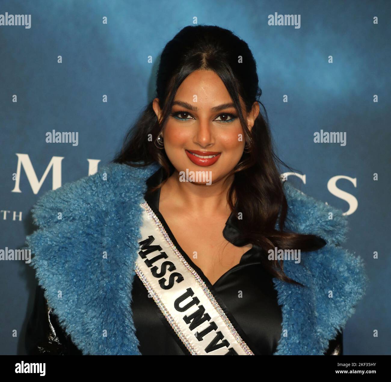 November 15, 2022, New York City, New York, USA: Miss Universe HARNAAZ KAUR SANDHU seen on the ...