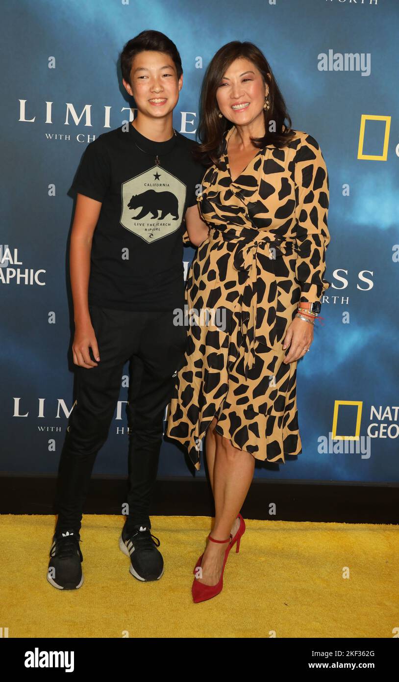 November 15, 2022, New York City, New York, USA: News personality JUJU CHANG and son seen on the ...