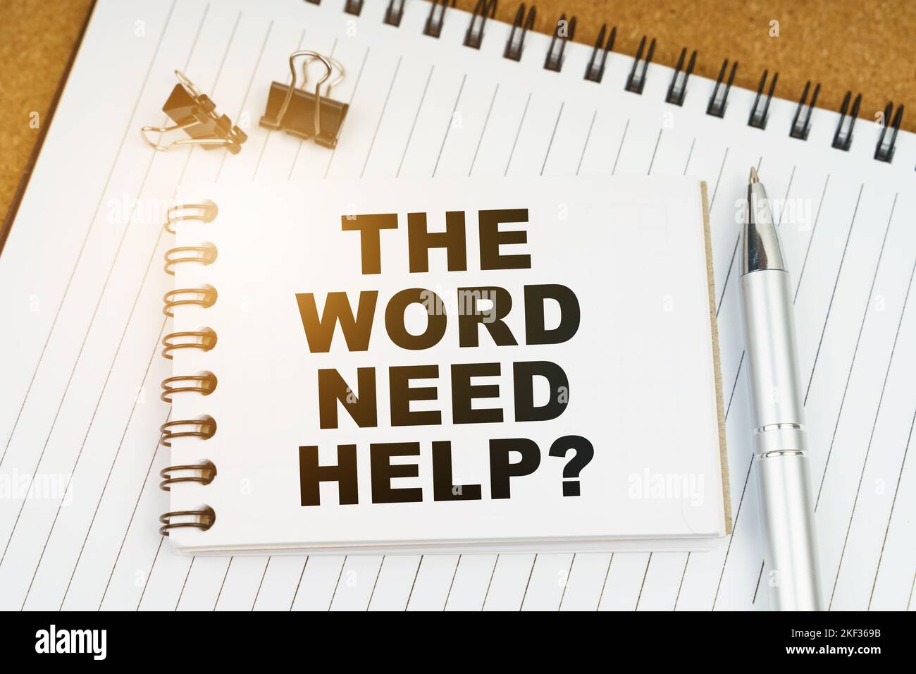 Economy and business concept. On the table there is a pen, clamps and a ...