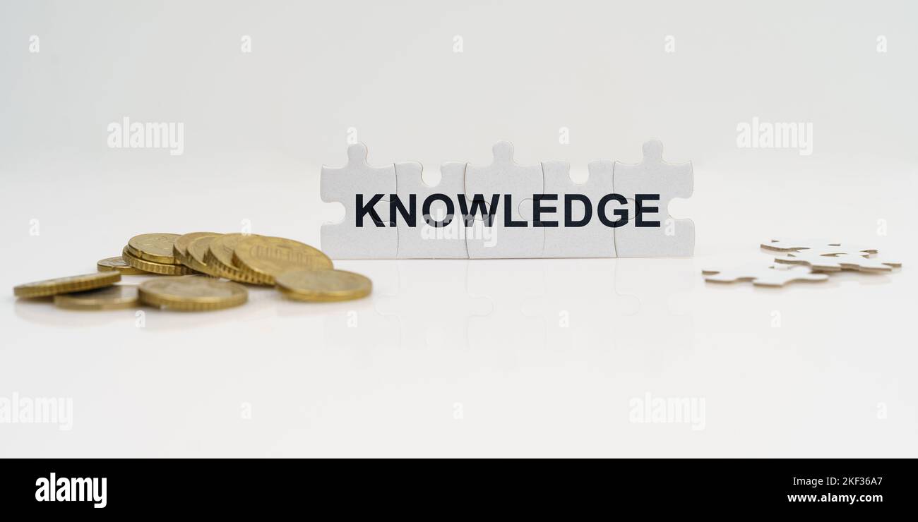 Business and finance. On a white background, there are coins and ...