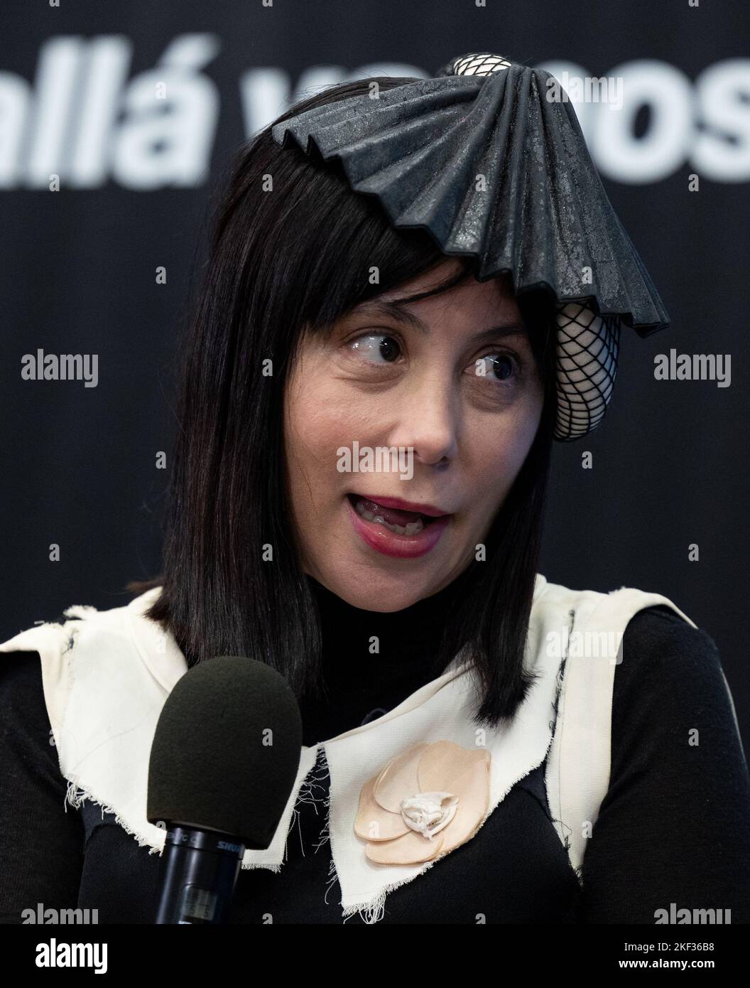 MIAMI, FL-NOV 15: Cuban Poet and writer Wendy Guerra is seen during in ...