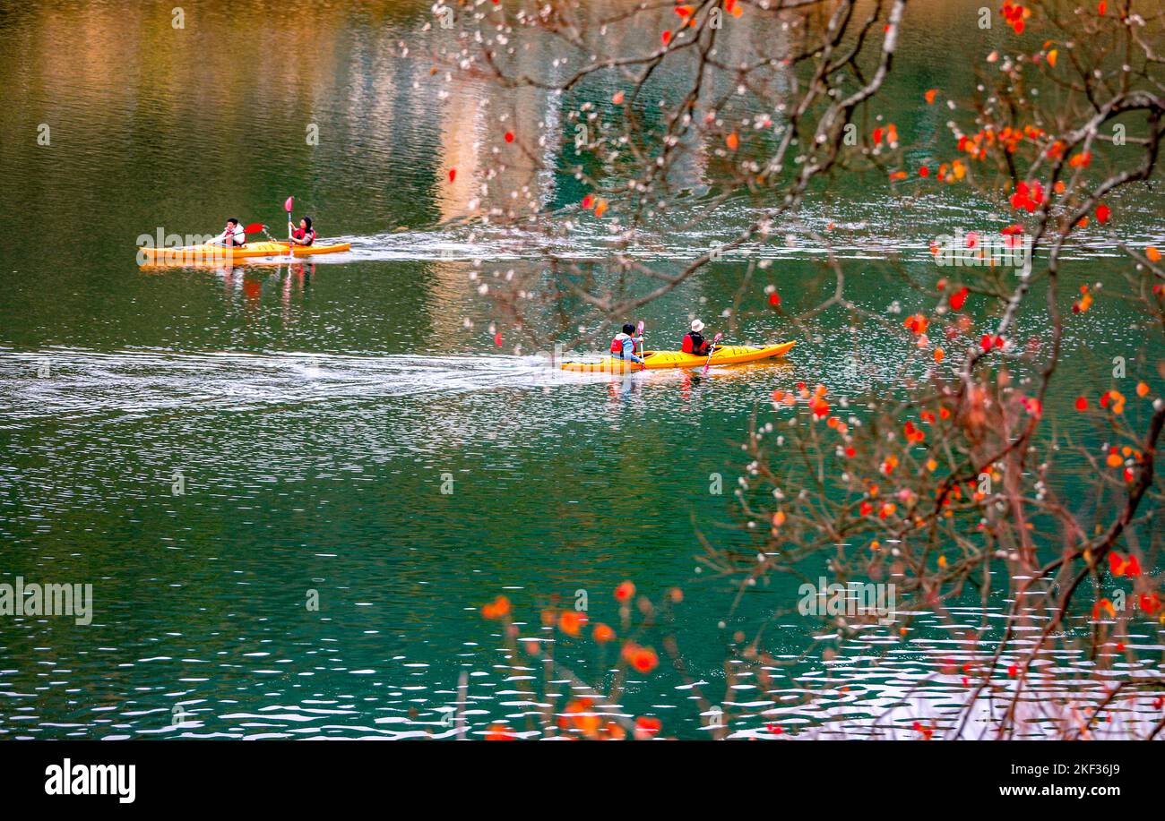 Aerial photos show the beautiful scenery of Meifeng Island of Thousand ...