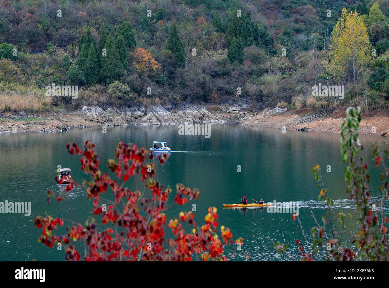 Aerial photos show the beautiful scenery of Meifeng Island of Thousand ...