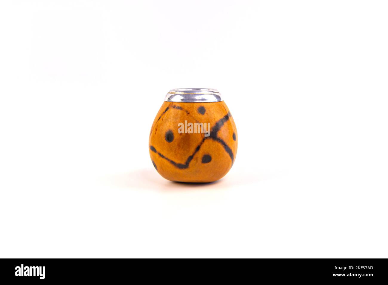 Pumpkin mate calabash isolated on white background Stock Photo - Alamy