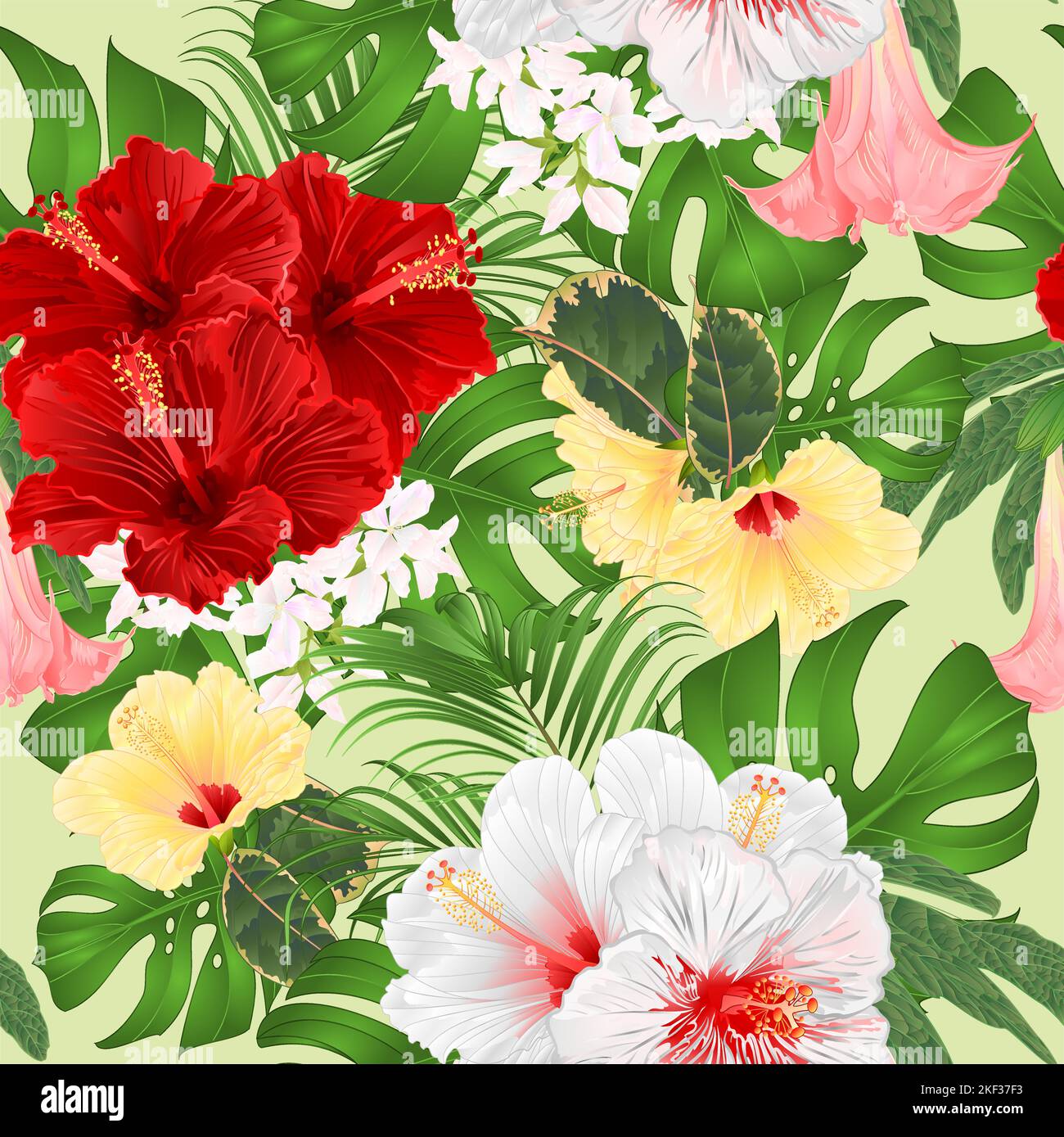 Bouquet with tropical flowers floral arrangement, with beautiful red ...