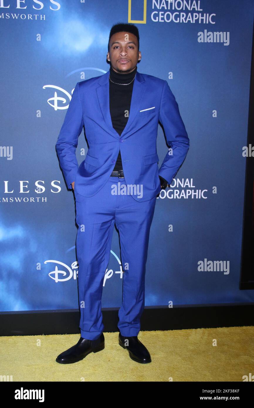 New York, NY, USA. 15th Nov, 2022. Tyreek Davis at National Geographic ...