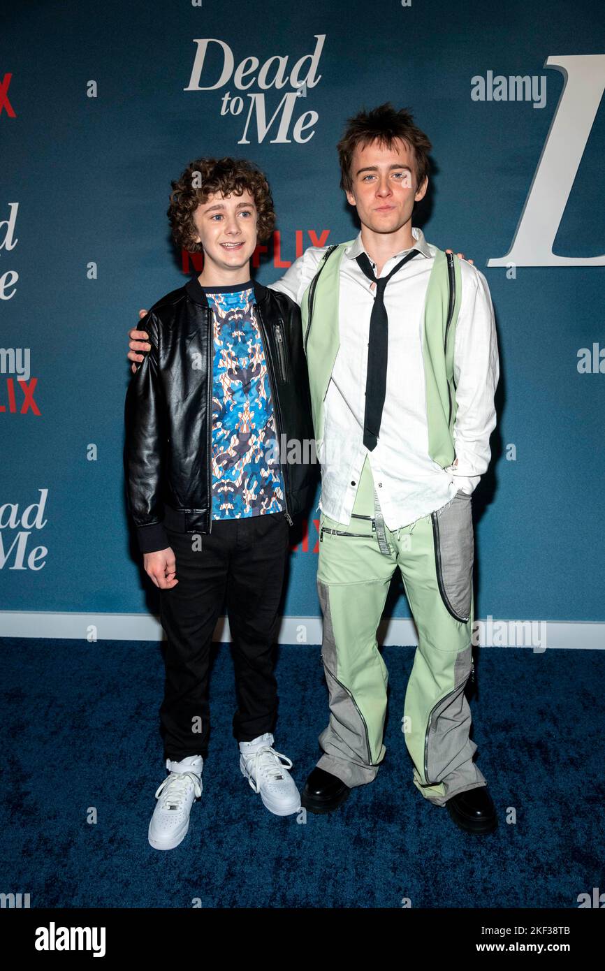 Los Angeles, USA. 15th Nov, 2022. Luke Roessler, Sam McCarthy attend ...