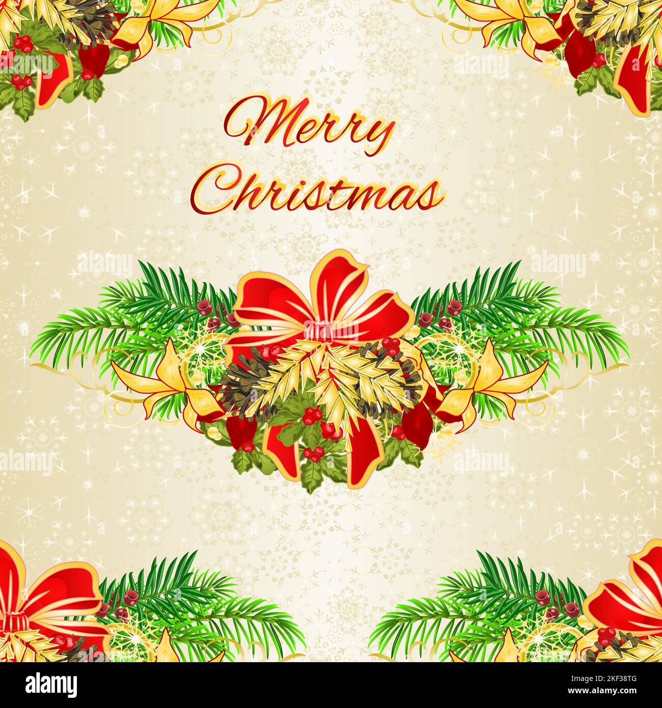 Seamless texture Christmas and New Year decorative christmas tree bow ...