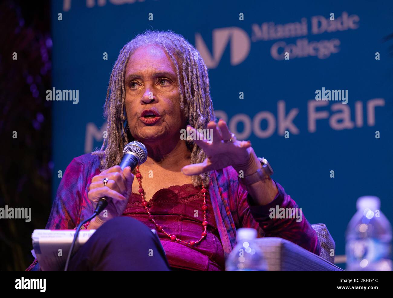 MIAMI, FL-NOV 15: American civil rights activist and journalist ...