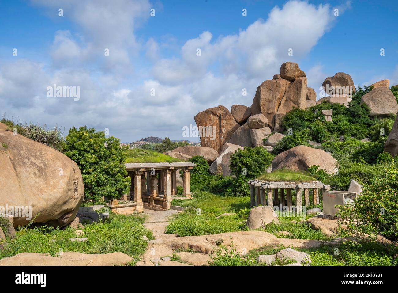 matanga hill hampi Stock Photo - Alamy