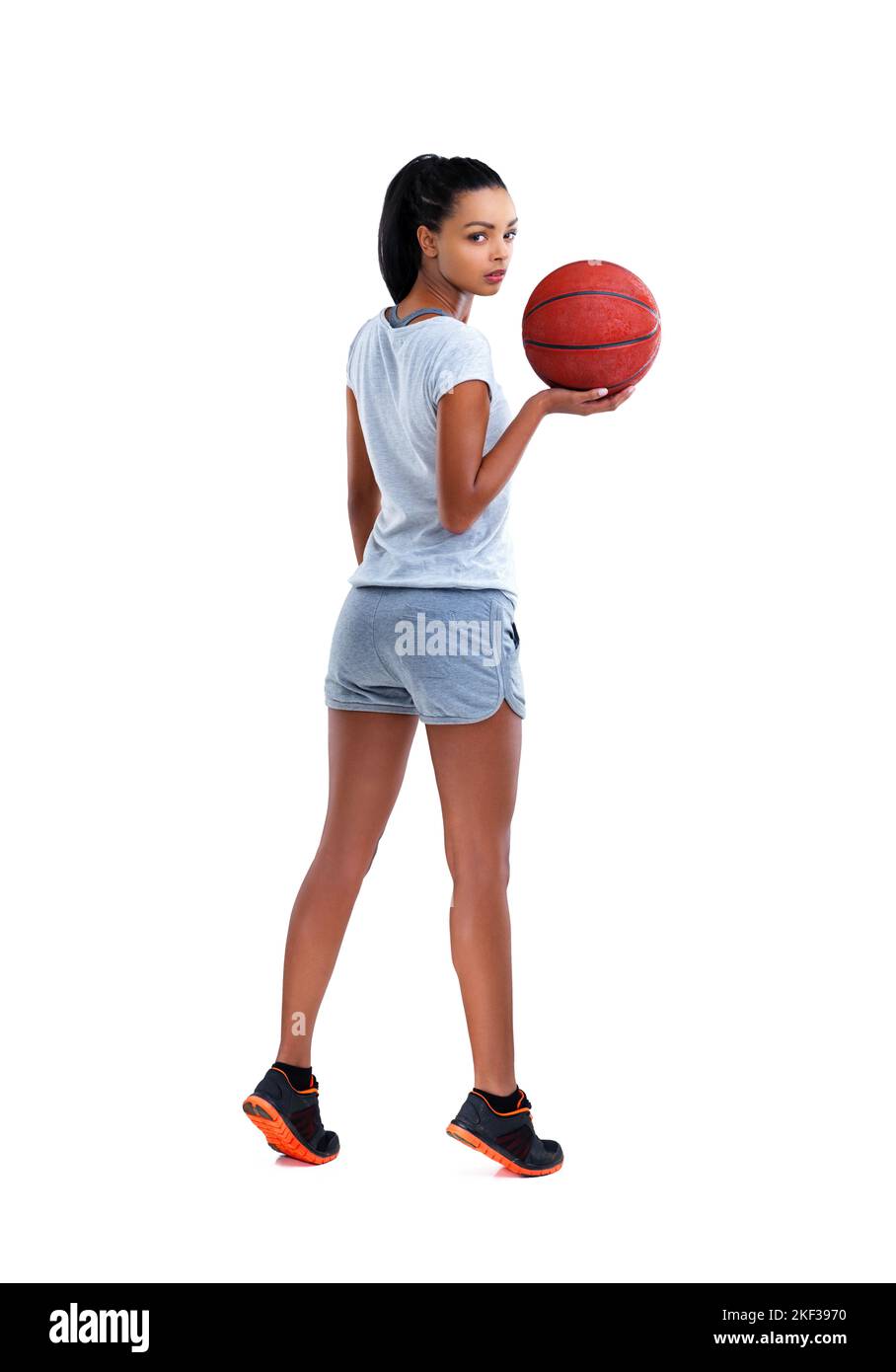 Im so far ahead of the game. Full length portrait of a female ...