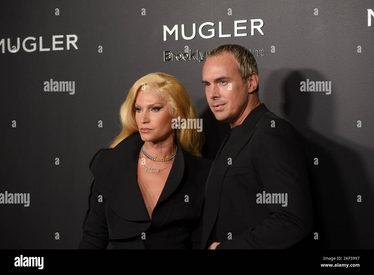 David Blond and Phillipe Blond walking the red carpet at the Mugler ...