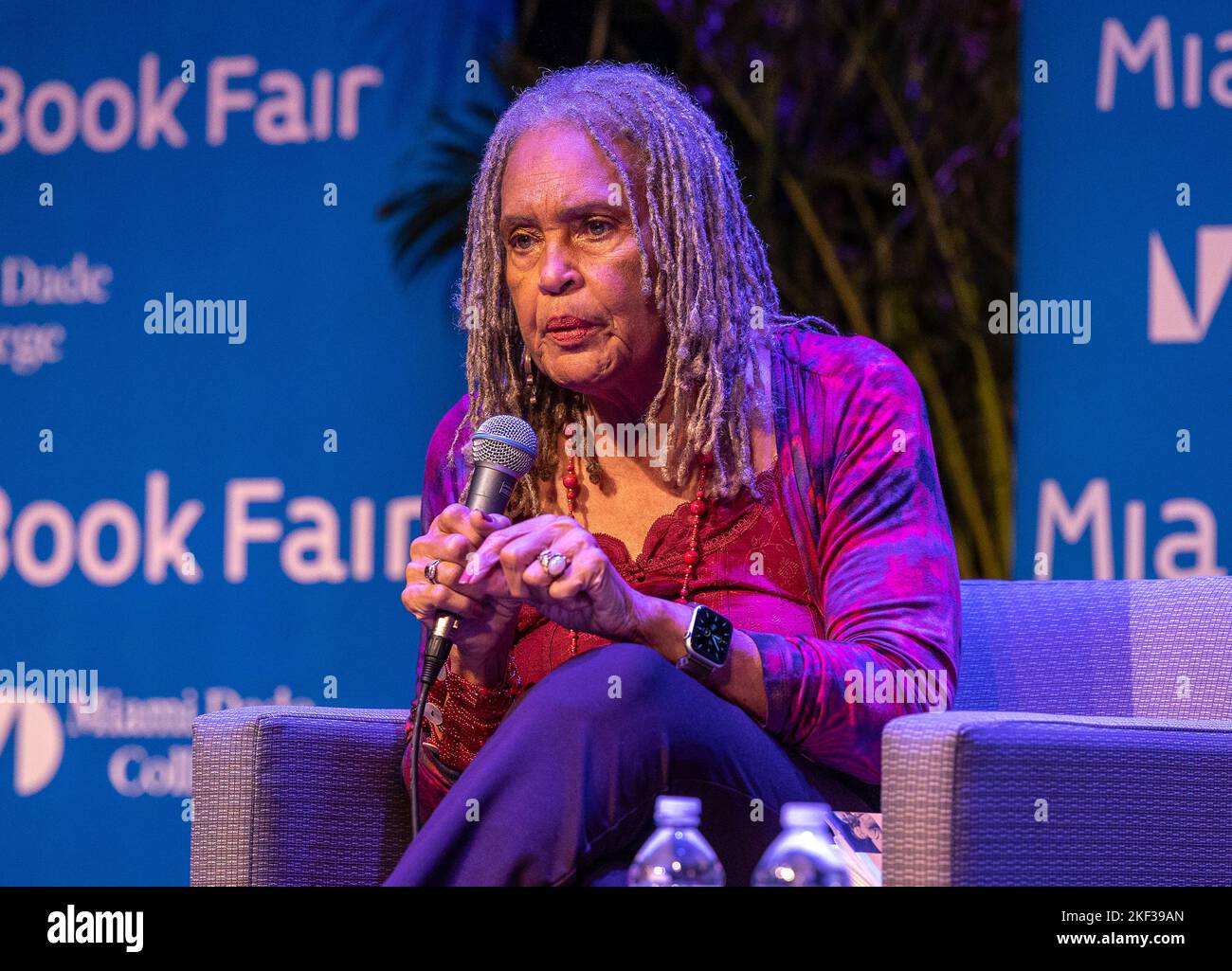 MIAMI, FL-NOV 15: American civil rights activist and journalist ...
