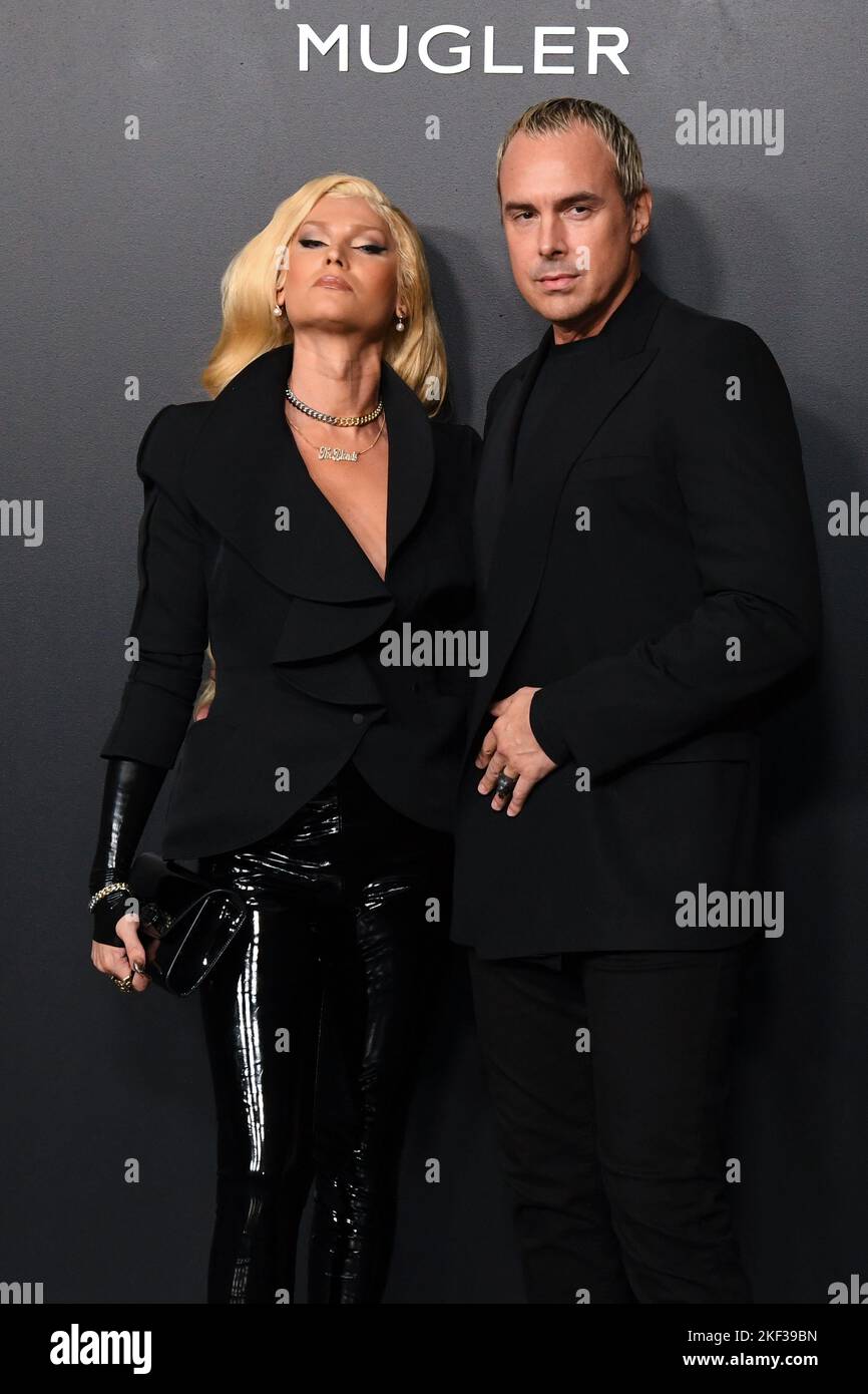 David Blond and Phillipe Blond walking the red carpet at the Mugler ...