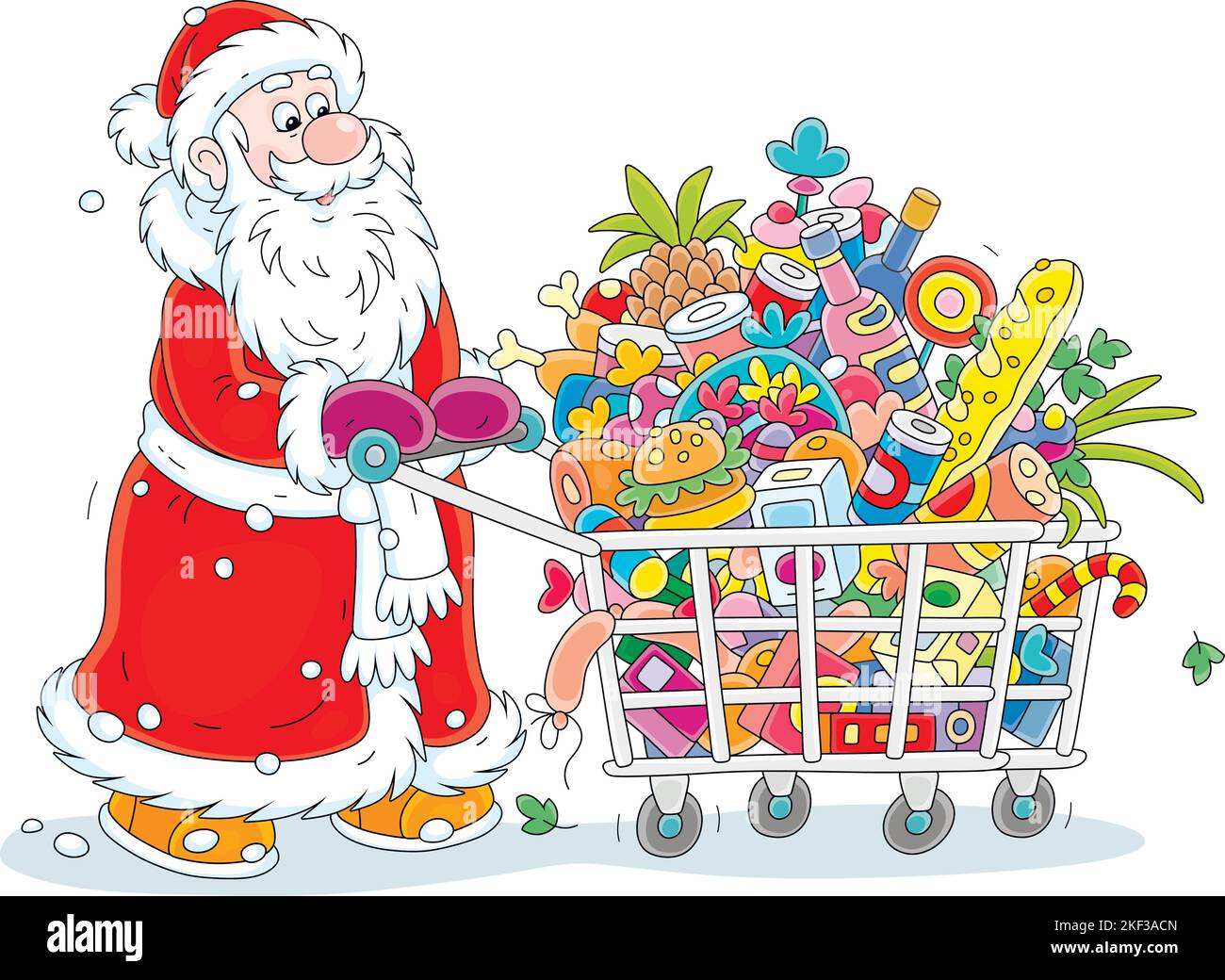Foods and gifts Stock Vector Images - Alamy