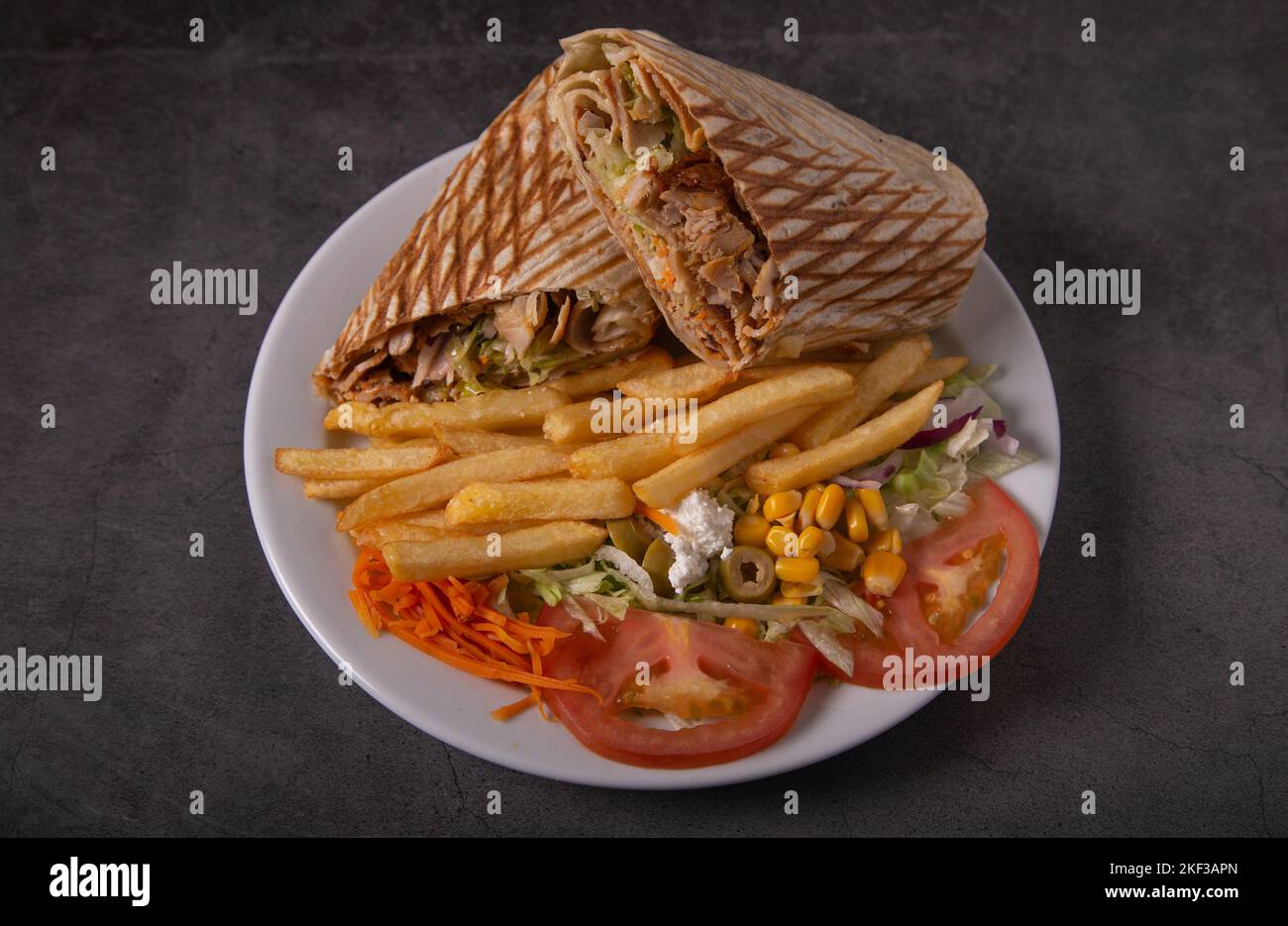 Vegetable fajita no meat hi-res stock photography and images - Alamy