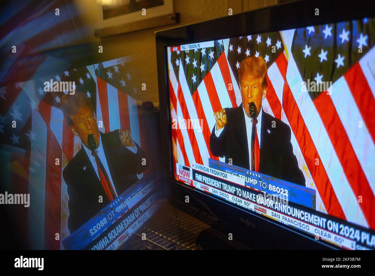 Manhattan, Kansas, USA. 15th Nov, 2022. SEEING DOUBLE or GROUNDHOG DAY ...