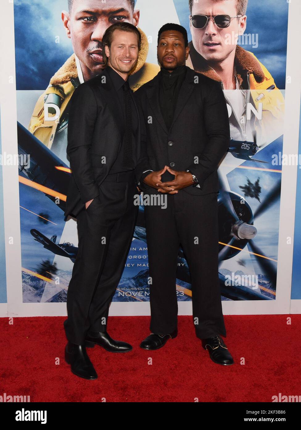 Los Angeles, California, USA. 15th Nov, 2022. Glen Powell and Jonathan ...
