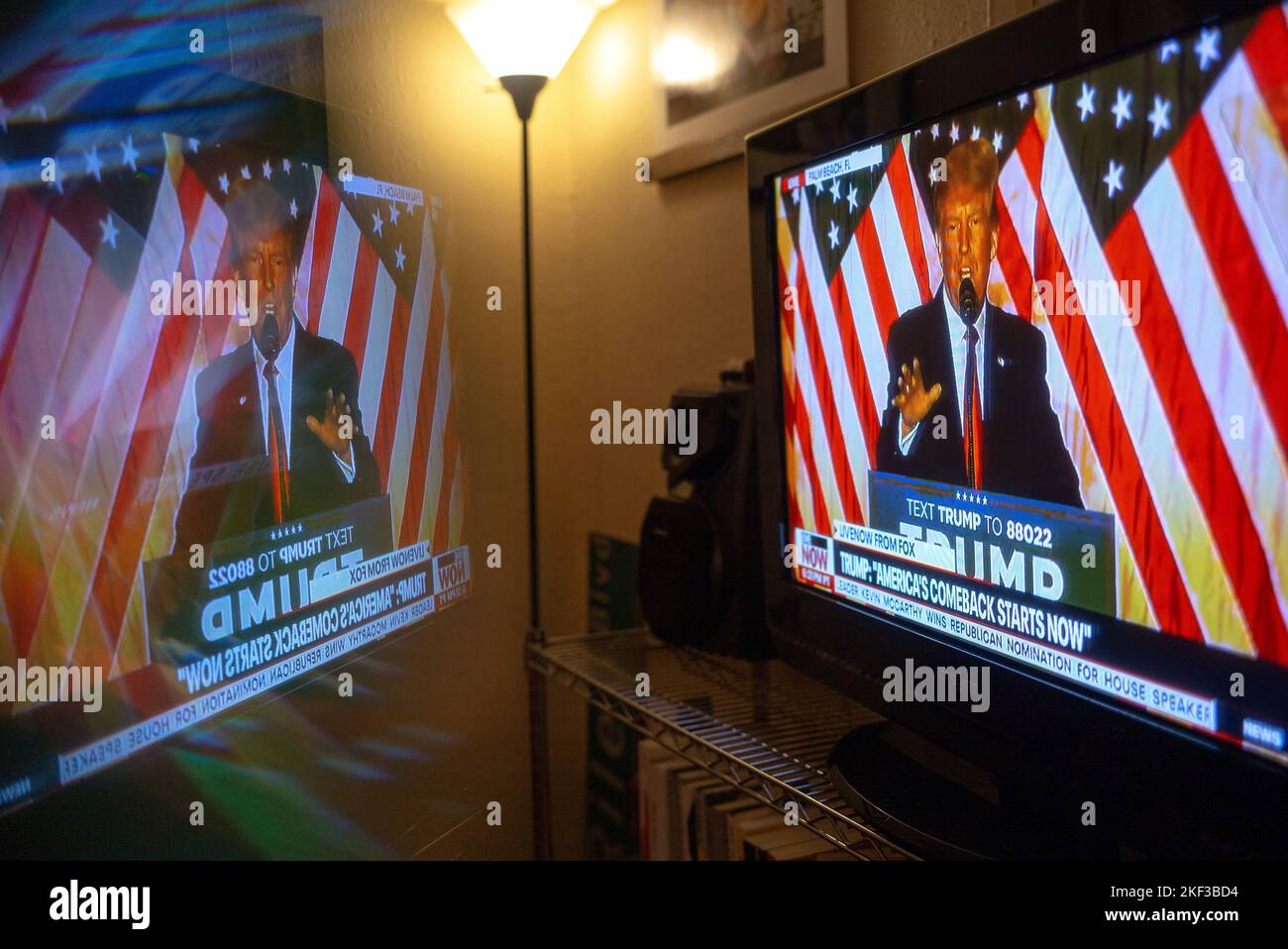 Manhattan, Kansas, USA. 15th Nov, 2022. SEEING DOUBLE or GROUNDHOG DAY ...