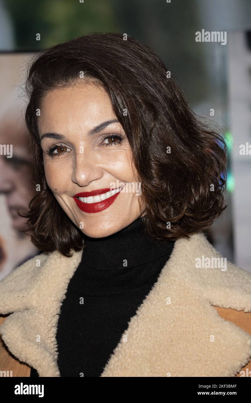 Nadia Fares attends the Reste Un Peu premiere at UGC Cine Cite des ...