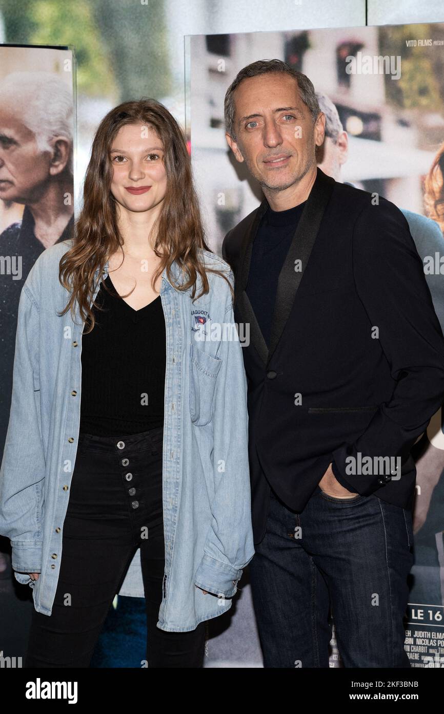 Olivia Jubin and Gad Elmaleh attend the Reste Un Peu premiere at UGC ... Olivia Jubin and Gad Elmaleh attend the Reste Un Peu premiere at UGC ...