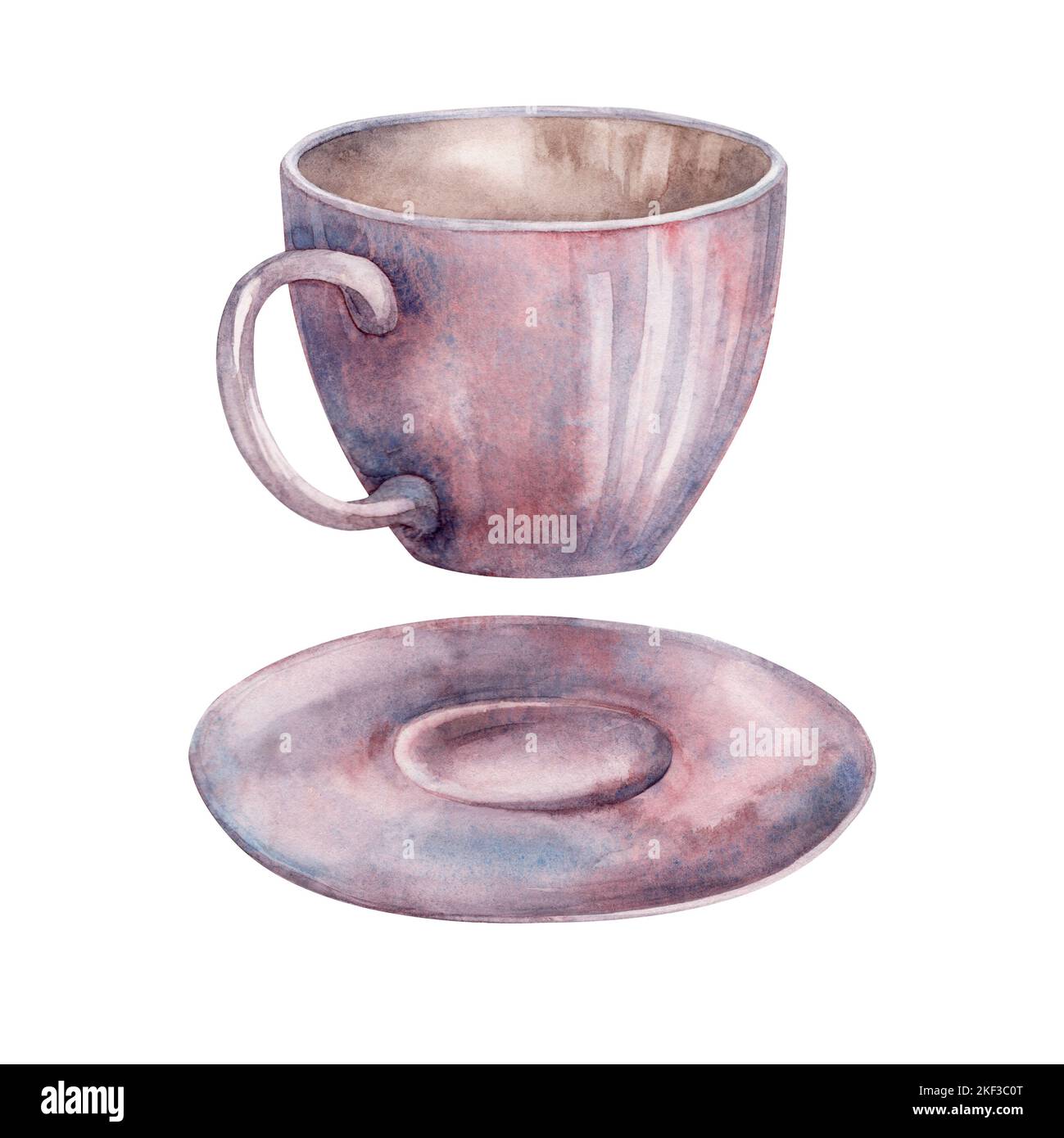Watercolor clipart set hi-res stock photography and images - Alamy