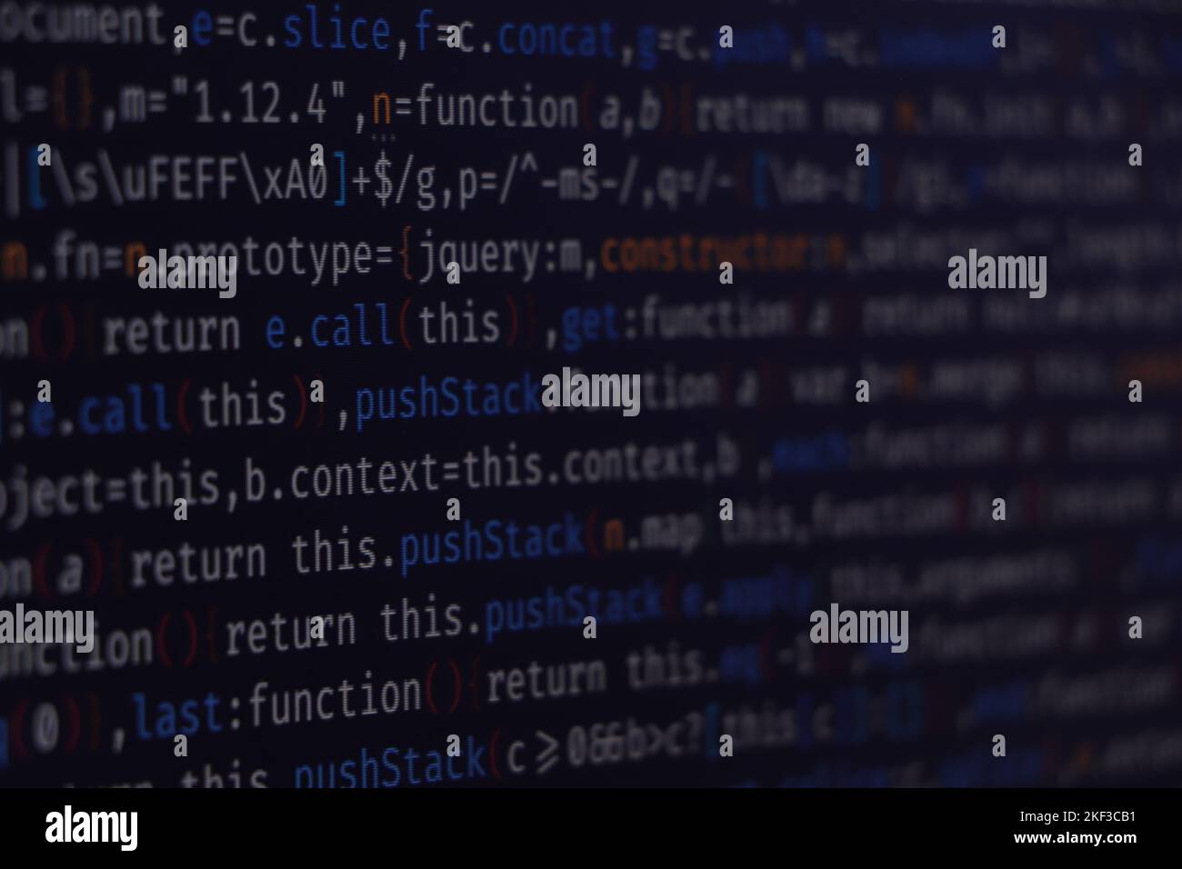 Software Developer Programming Code Abstract Computer Script Code Programming Code Screen Of