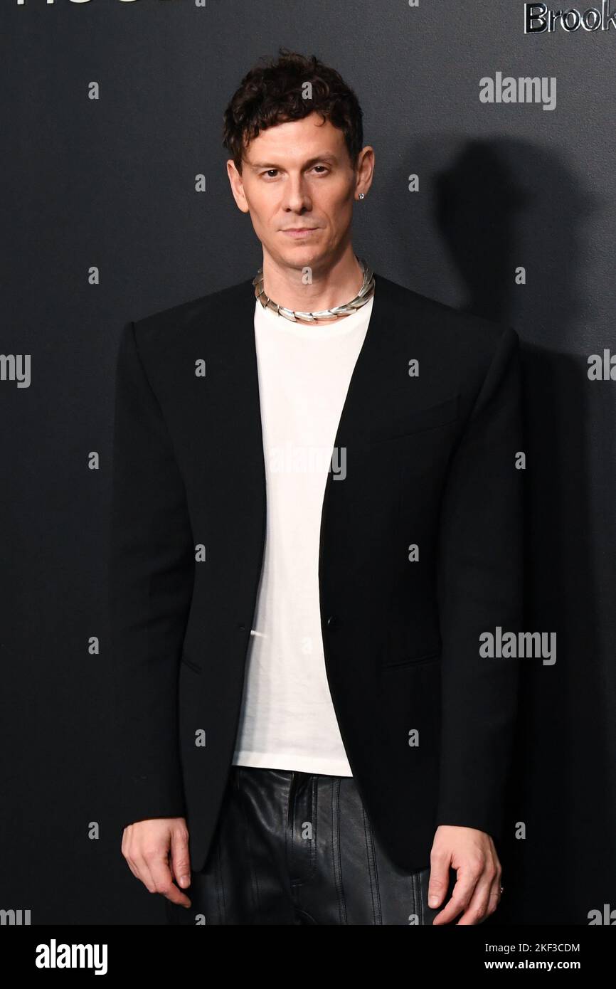 Casey Cadwallader walking the red carpet at the Mugler Couturissime ...
