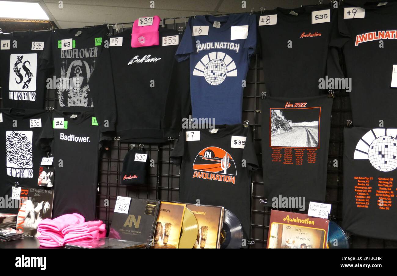 Los Angeles, California, USA 11th November 2022 Awolnation and ...