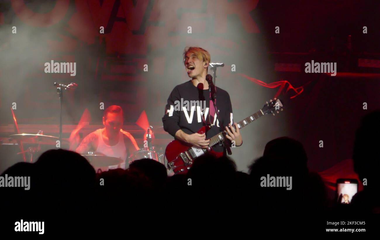 Los Angeles, California, USA 11th November 2022 Singer Josh Katz of ...