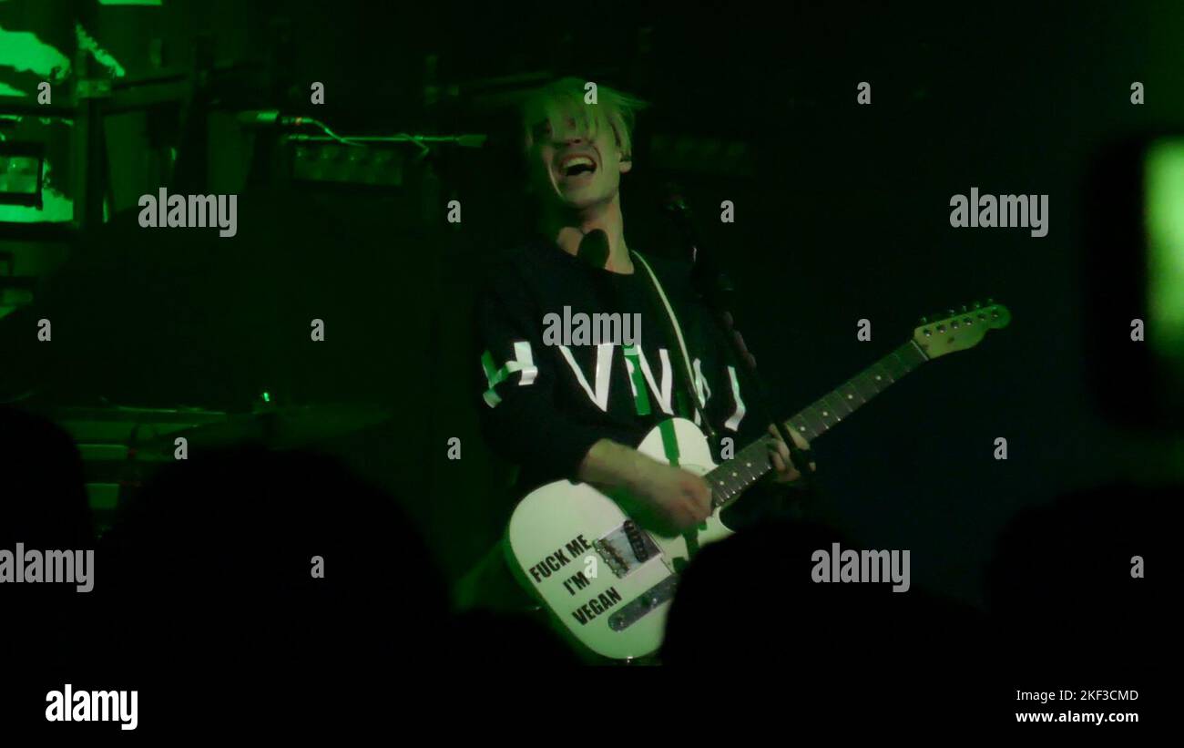 Los Angeles, California, USA 11th November 2022 Singer Josh Katz of ...