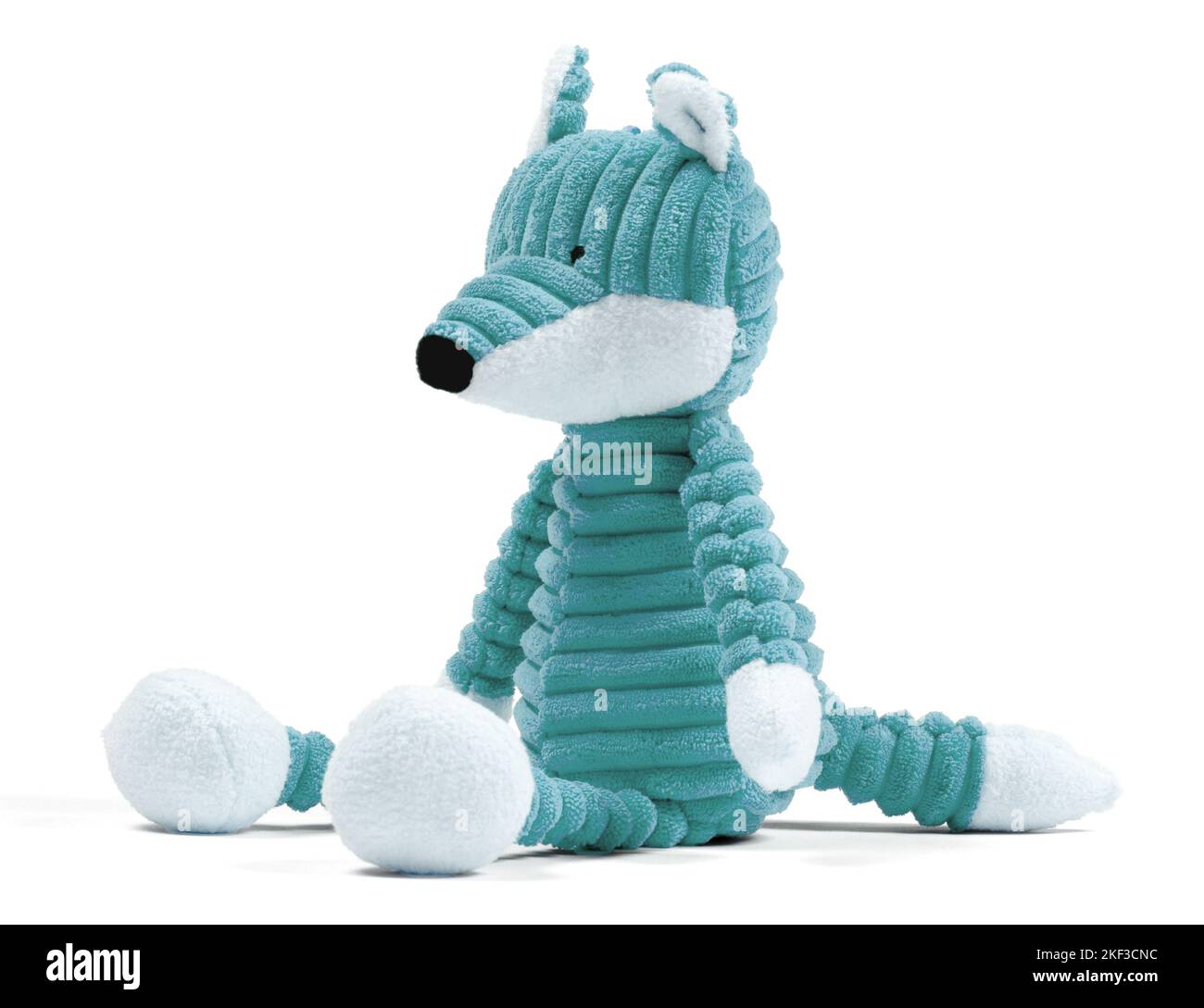 Fox toy, isolated on a white background Stock Photo - Alamy