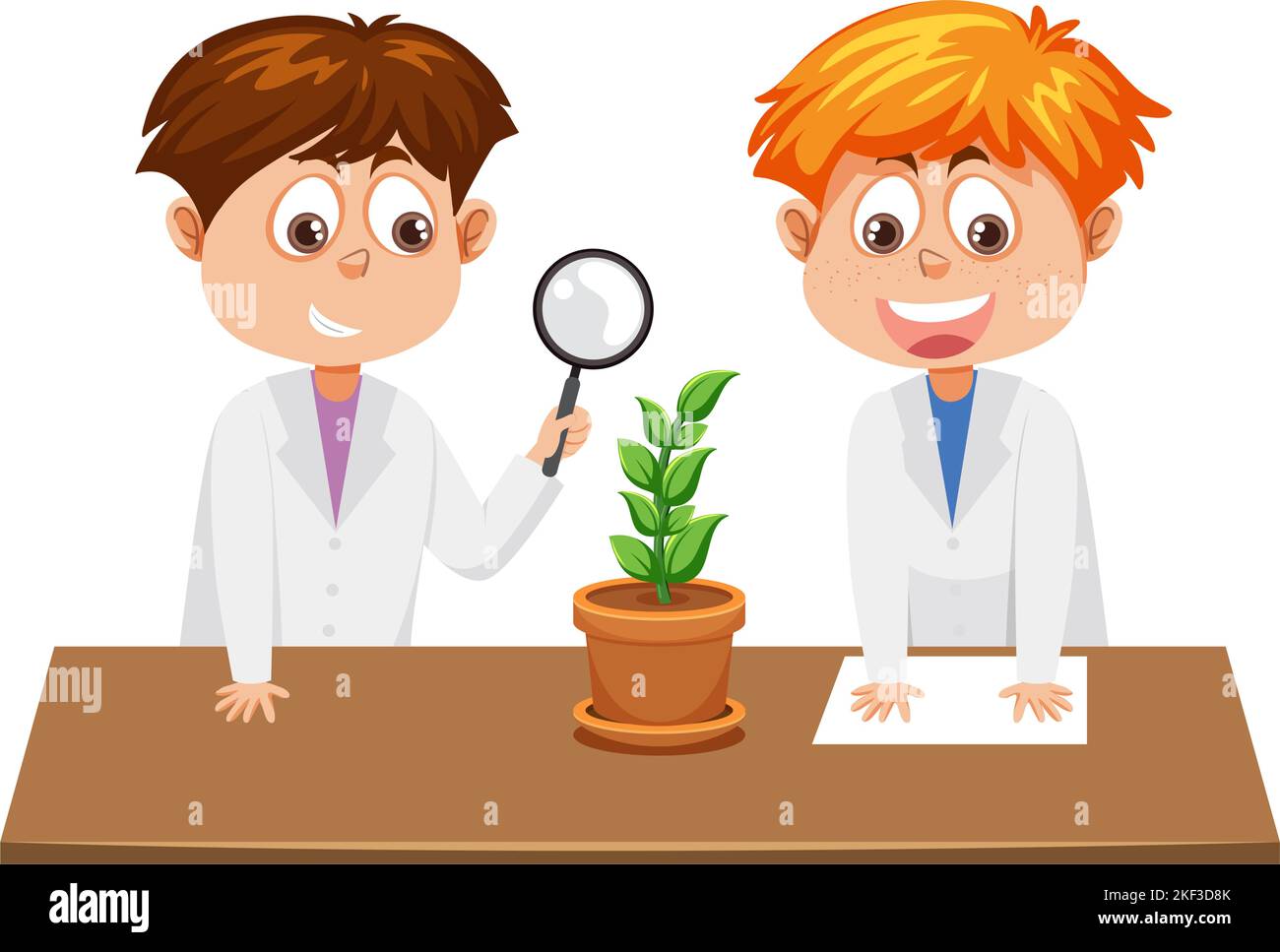 Scientist Observing Clipart