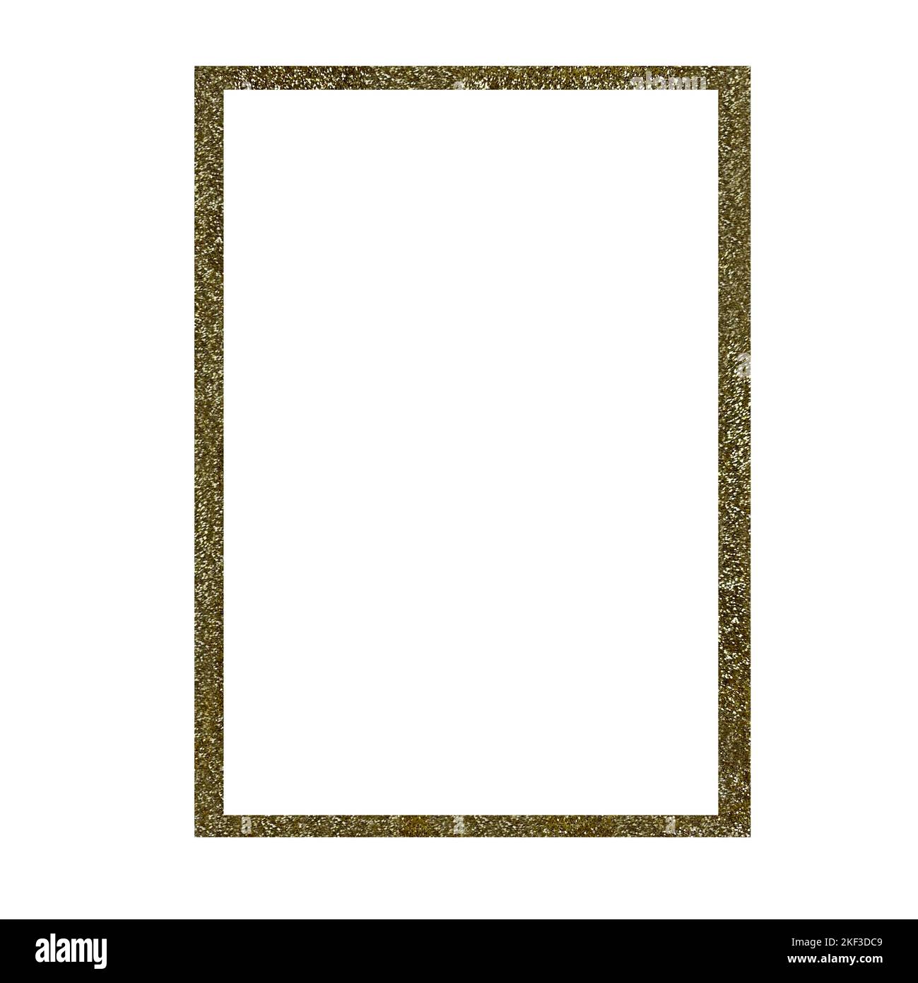 Gold rectangular frame hi-res stock photography and images - Alamy