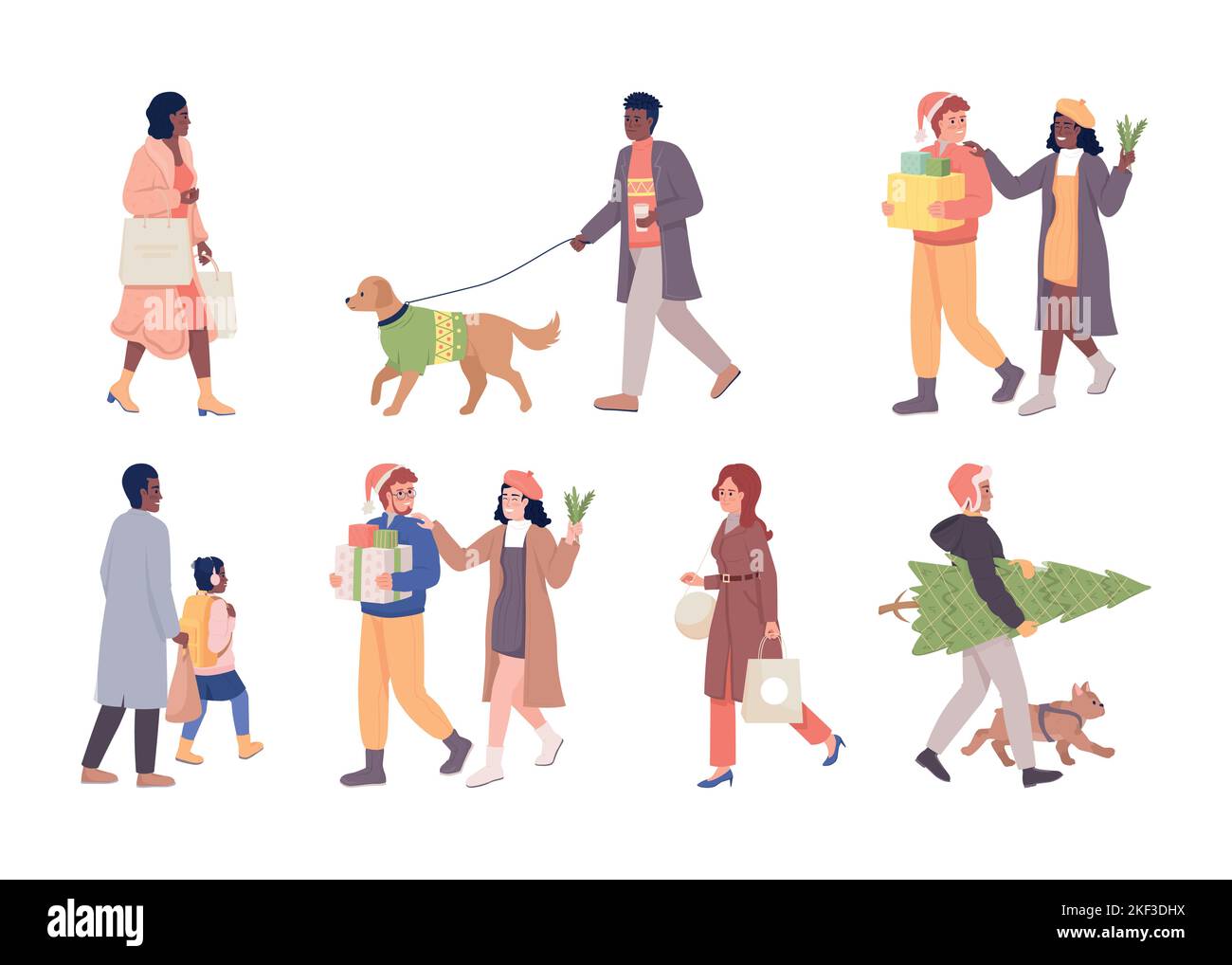 Young woman getting ready Stock Vector Images - Alamy