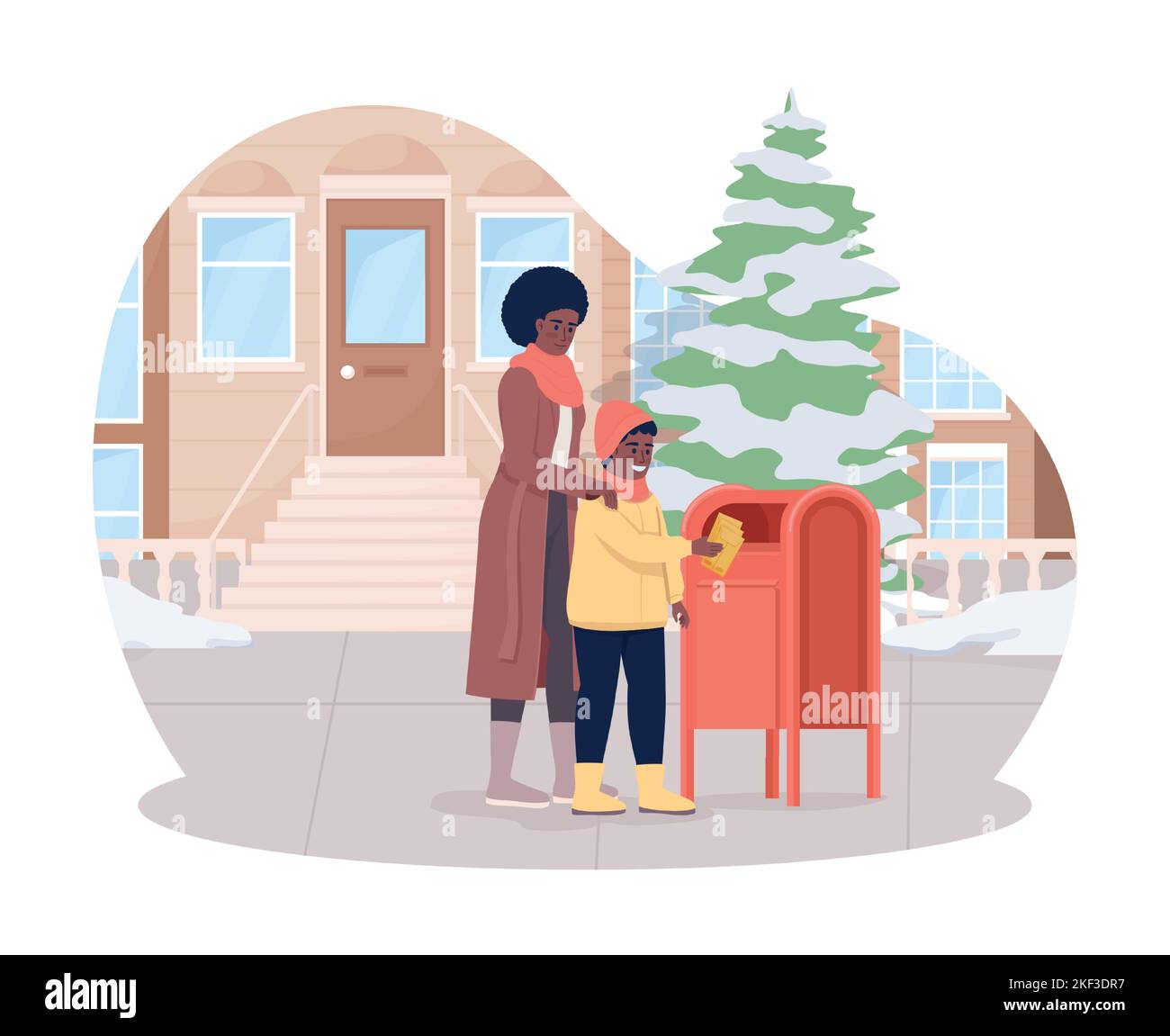 Mother letter icon cartoon hi-res stock photography and images - Alamy