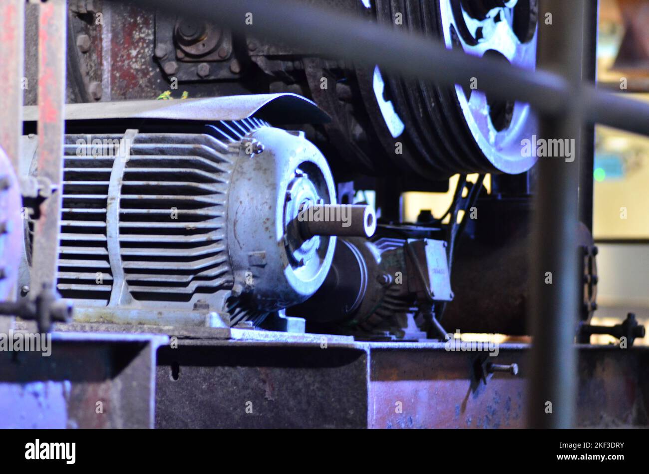 electric Motor Zeche Zollverein coal mine Industrial energy produktion ...