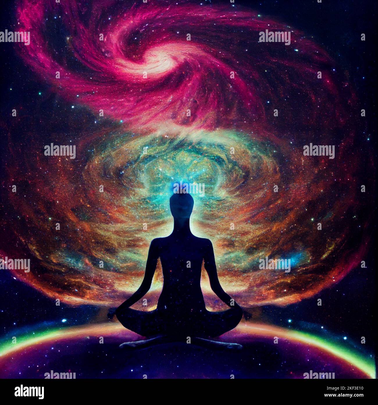 Tree Spirit Meditation, ecology reflection, human and tree intertwined ...