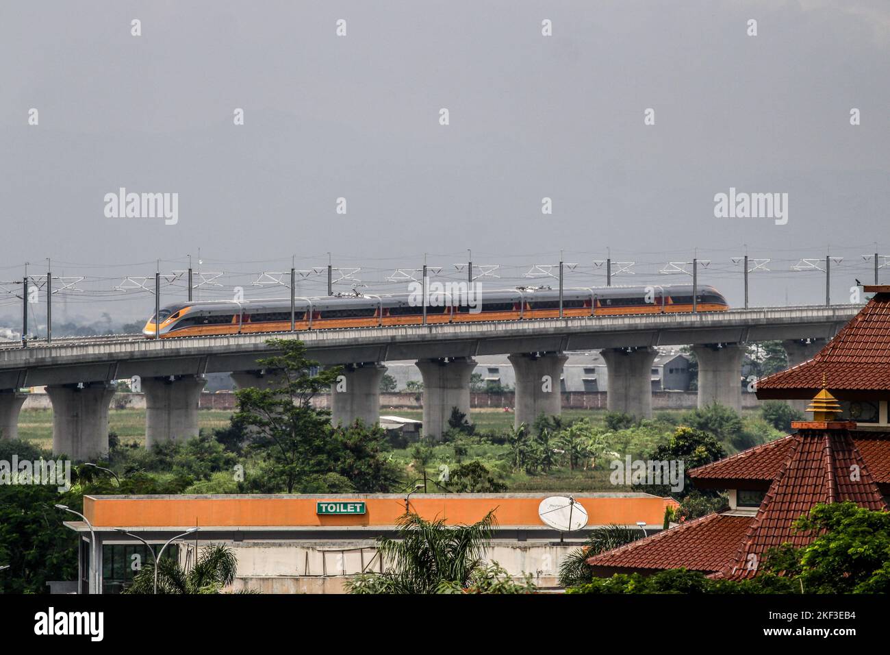 Bandung, Indonesia. 16th Nov, 2022. Jakarta Bandung High-Speed Train ...
