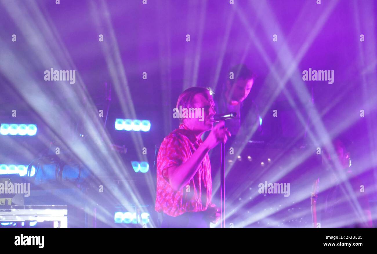 Los Angeles, California, USA 11th November 2022 Singer Aaron Bruno and ...