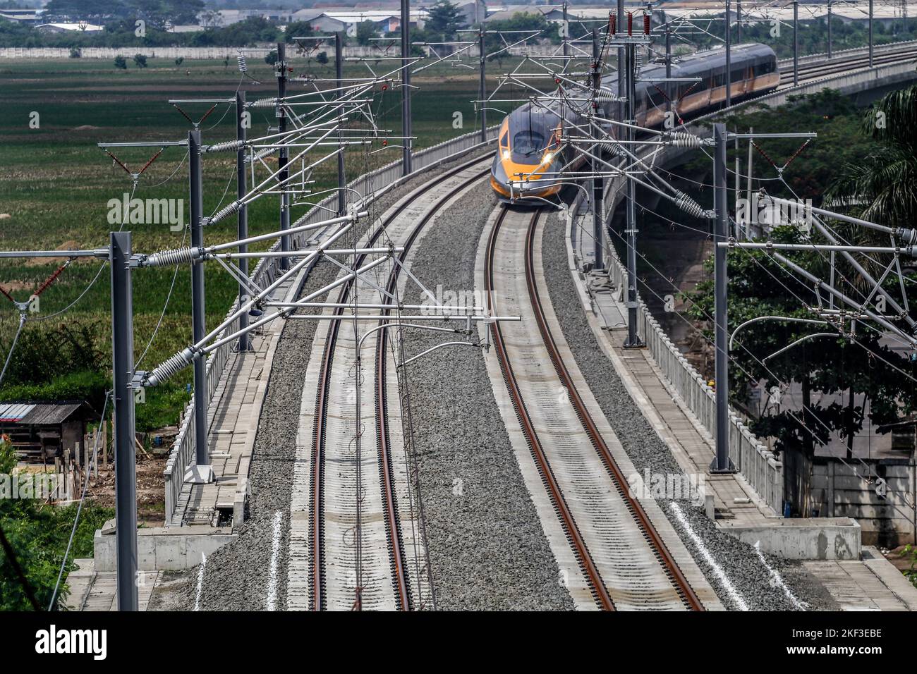 Bandung, Indonesia. 16th Nov, 2022. Jakarta Bandung High-Speed Train ...