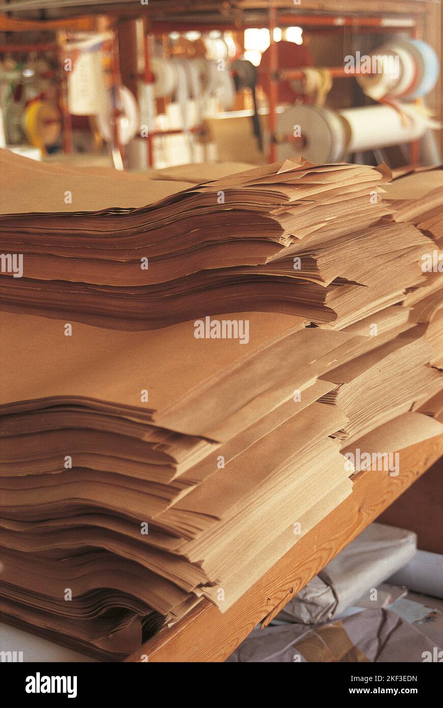 Piles of disposed paper Stock Photo - Alamy