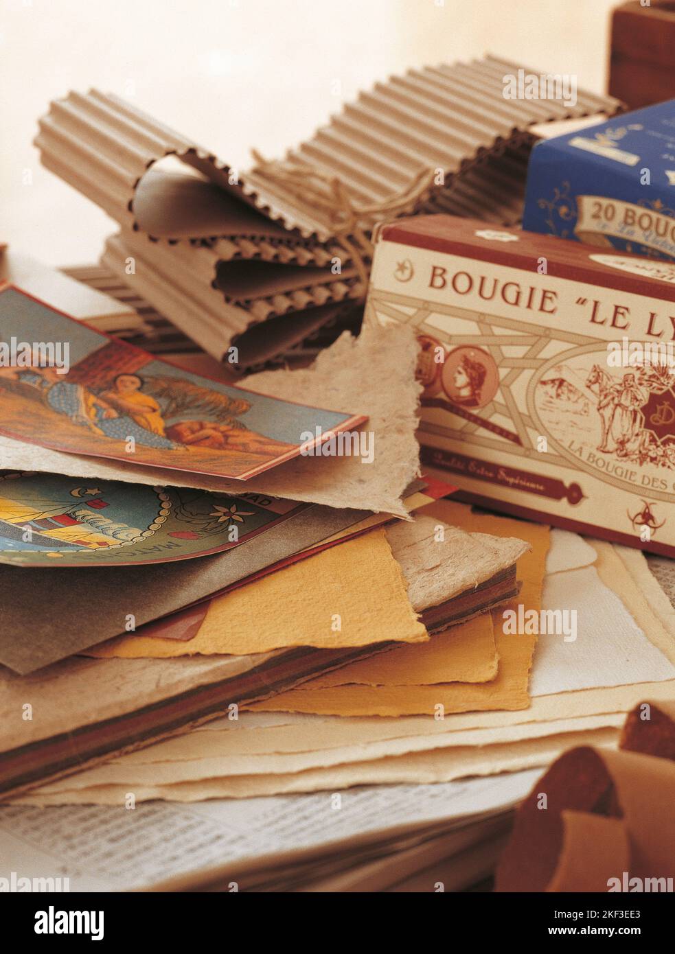 A pile of packaging Stock Photo - Alamy