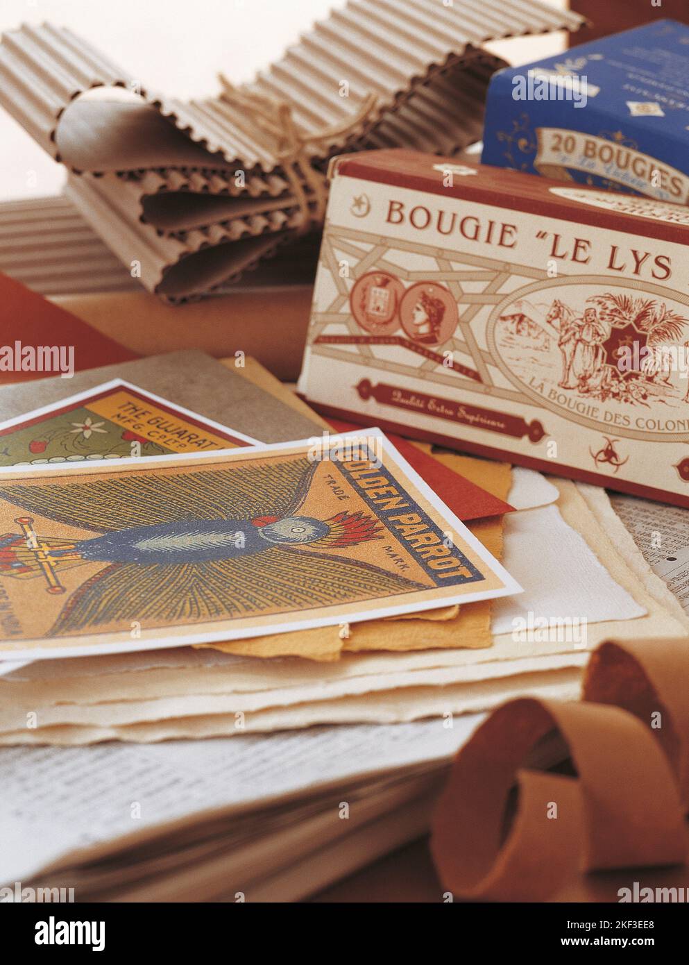 A pile of packaging Stock Photo - Alamy