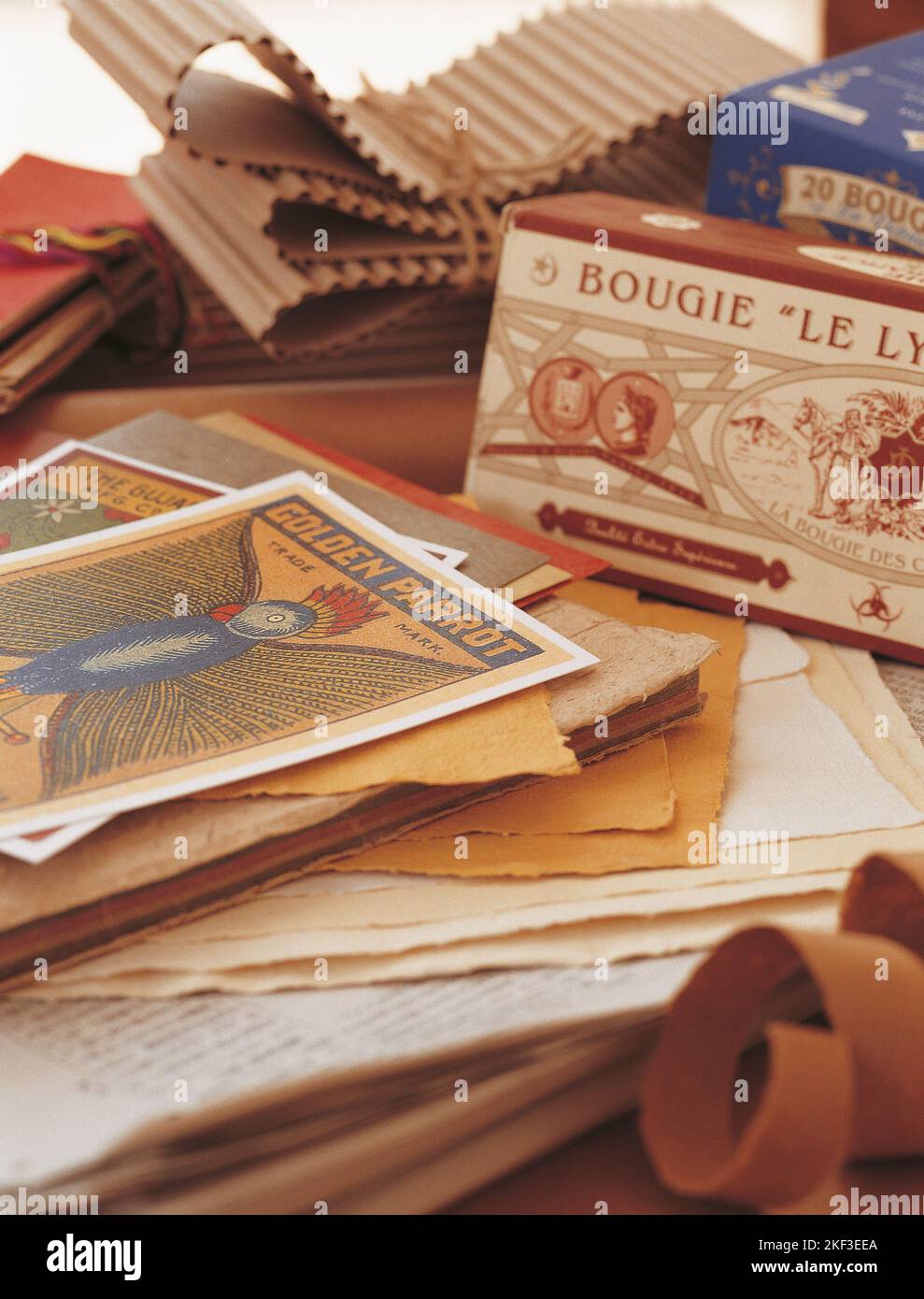 A pile of packaging Stock Photo - Alamy