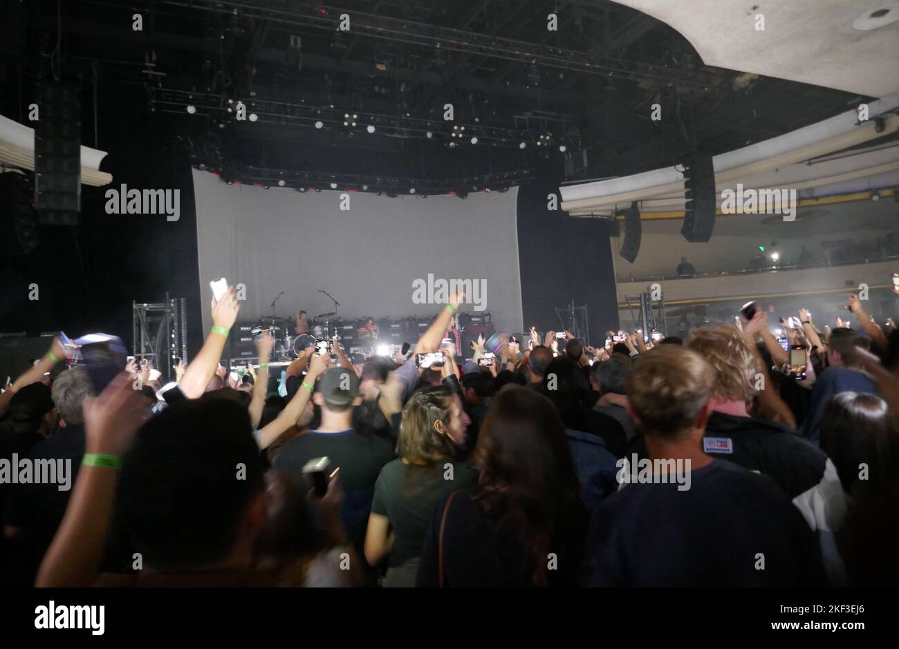 Los Angeles, California, USA 11th November 2022 Singer Aaron Bruno and ...