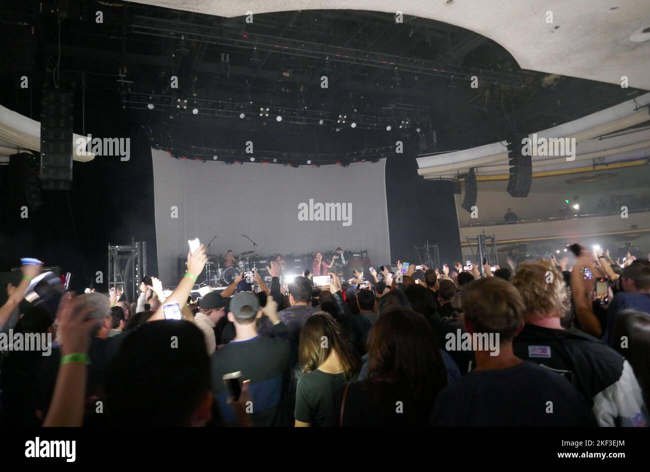 Los Angeles, California, USA 11th November 2022 Singer Aaron Bruno and ...