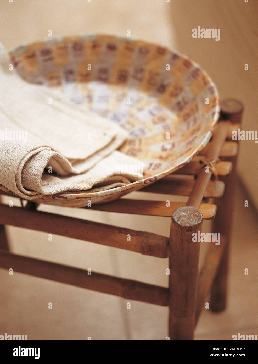 Papier-m‚chÈ raffle ticket bowl Stock Photo - Alamy