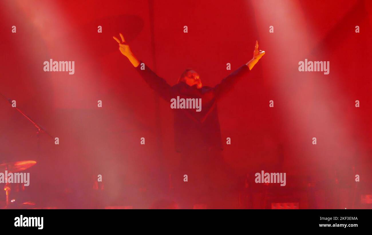 Los Angeles, California, USA 11th November 2022 Singer Aaron Bruno and ...