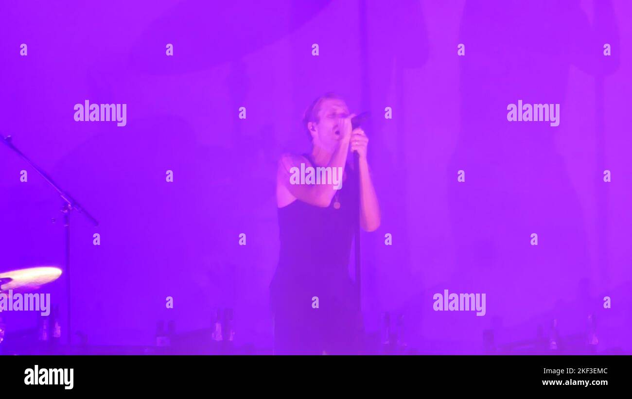 Los Angeles, California, USA 11th November 2022 Singer Aaron Bruno and ...